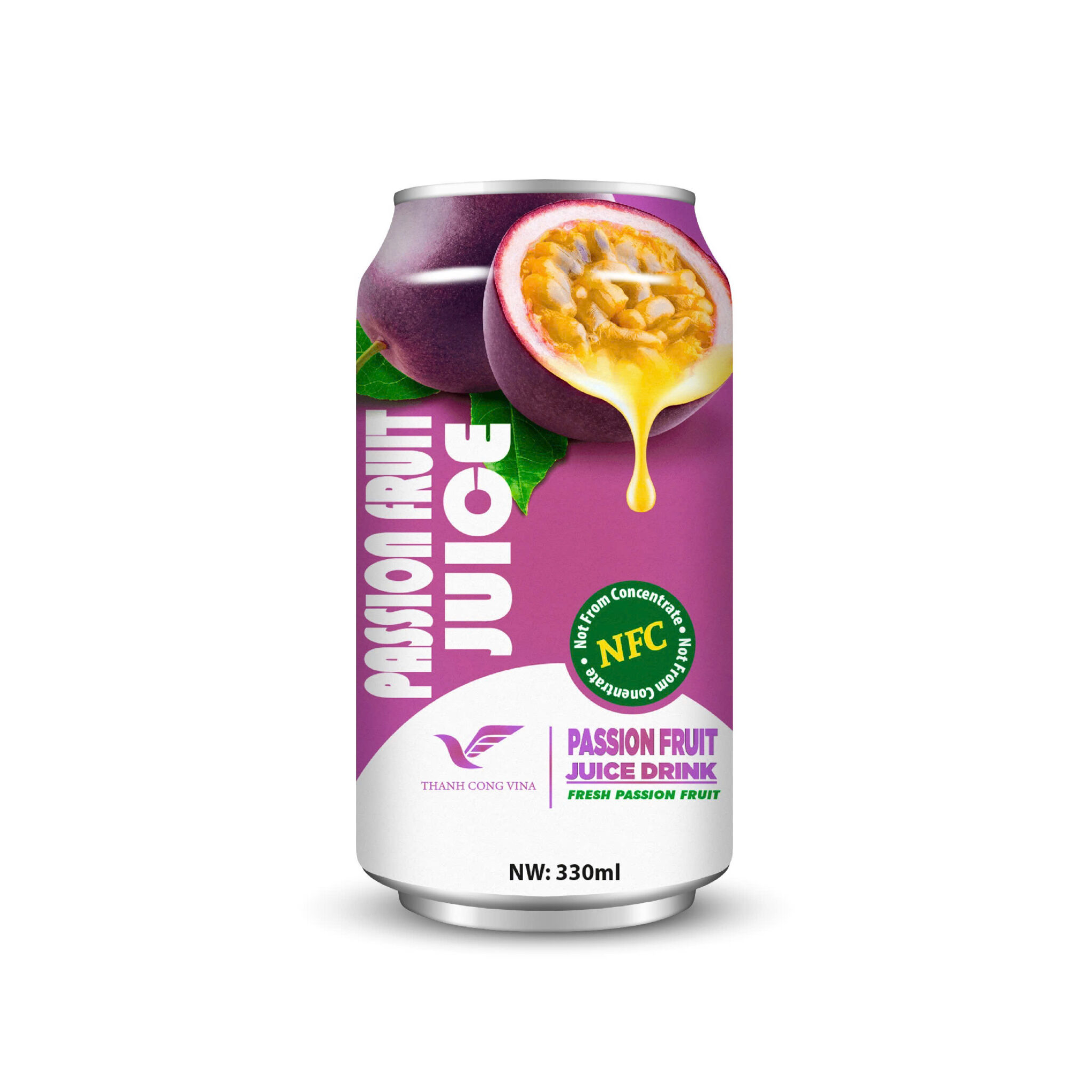 250ml TCVN Canned Red Grape Juice Drink NFC - Thanh Cong Vina