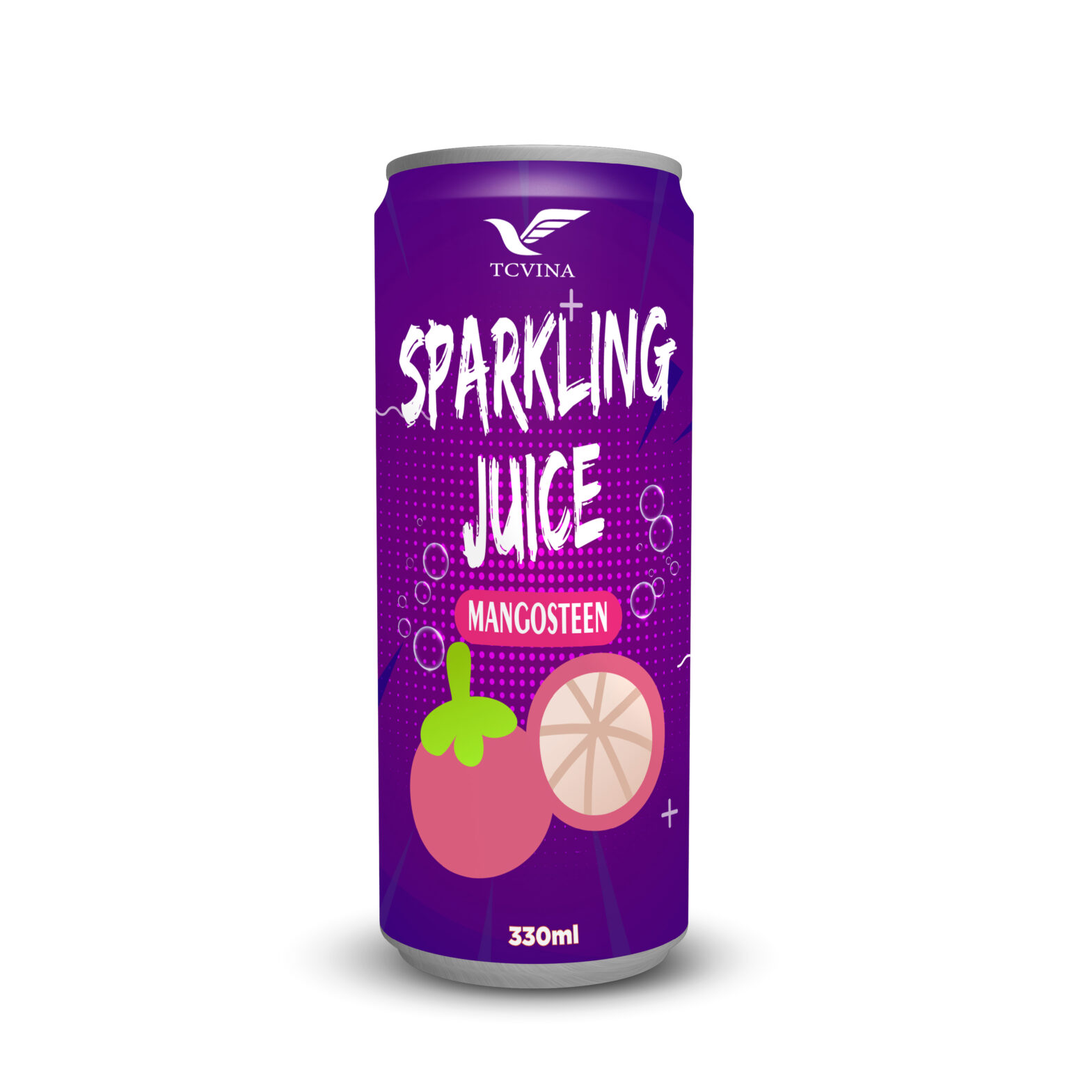 330ml TCVN Sparkling Mangosteen Juice Drink - Thanh Cong Vina