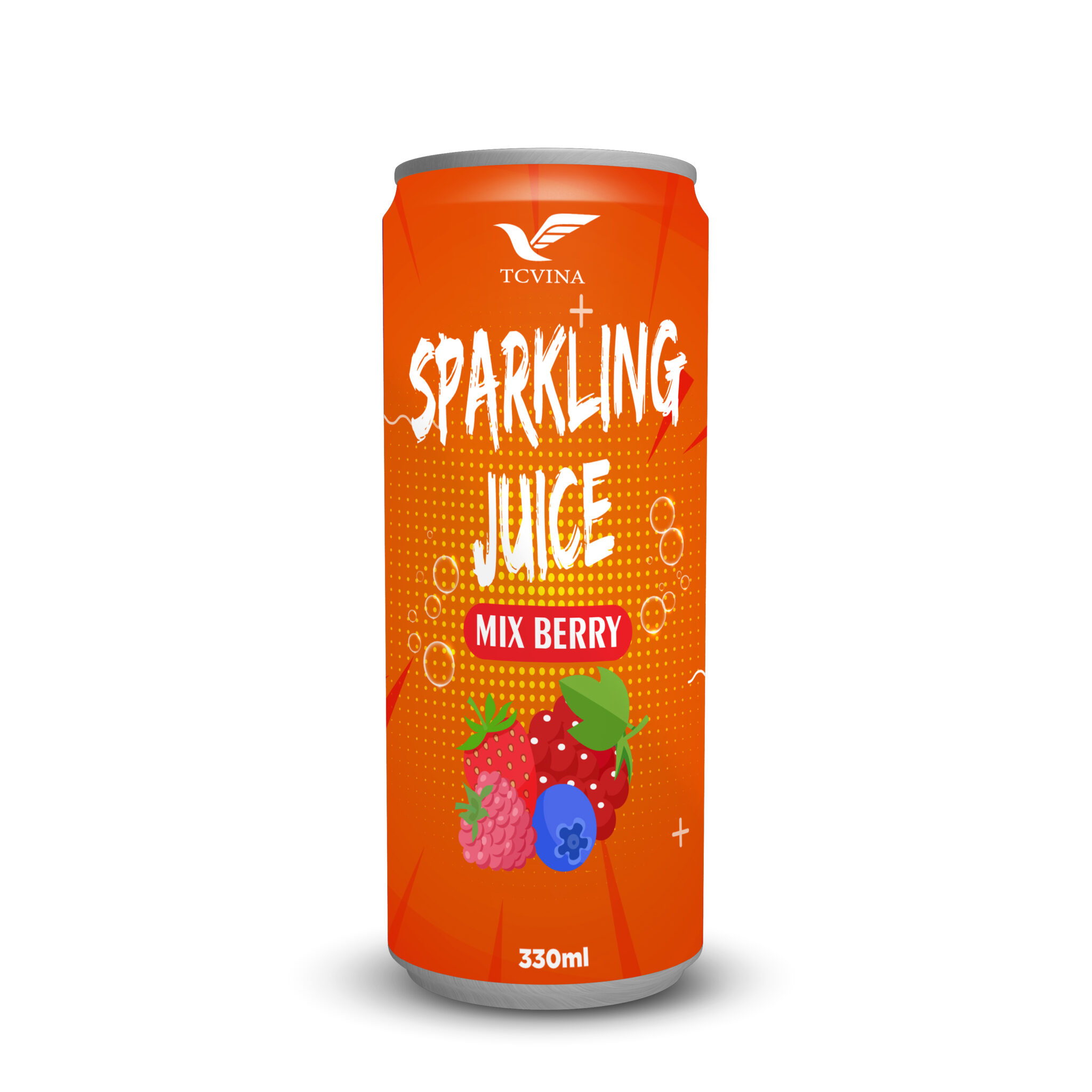 330ml TCVN Sparkling Mix Berry Juice Drink - Thanh Cong Vina