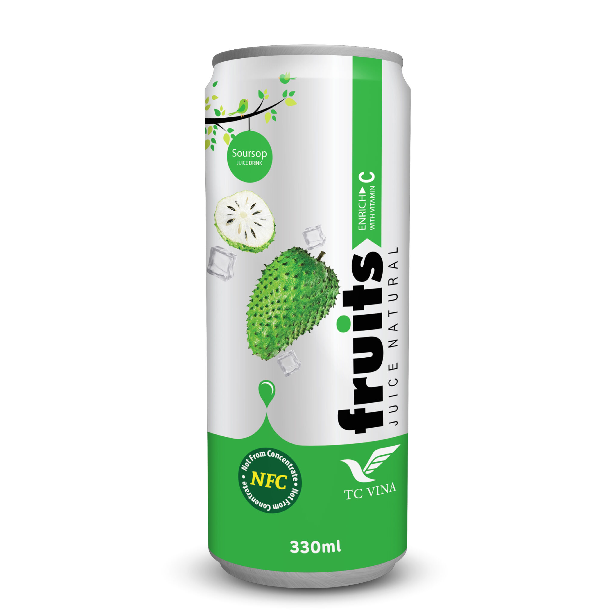 1L TCVN Pet Bottle Natural Apple Fruit Juice - Thanh Cong Vina