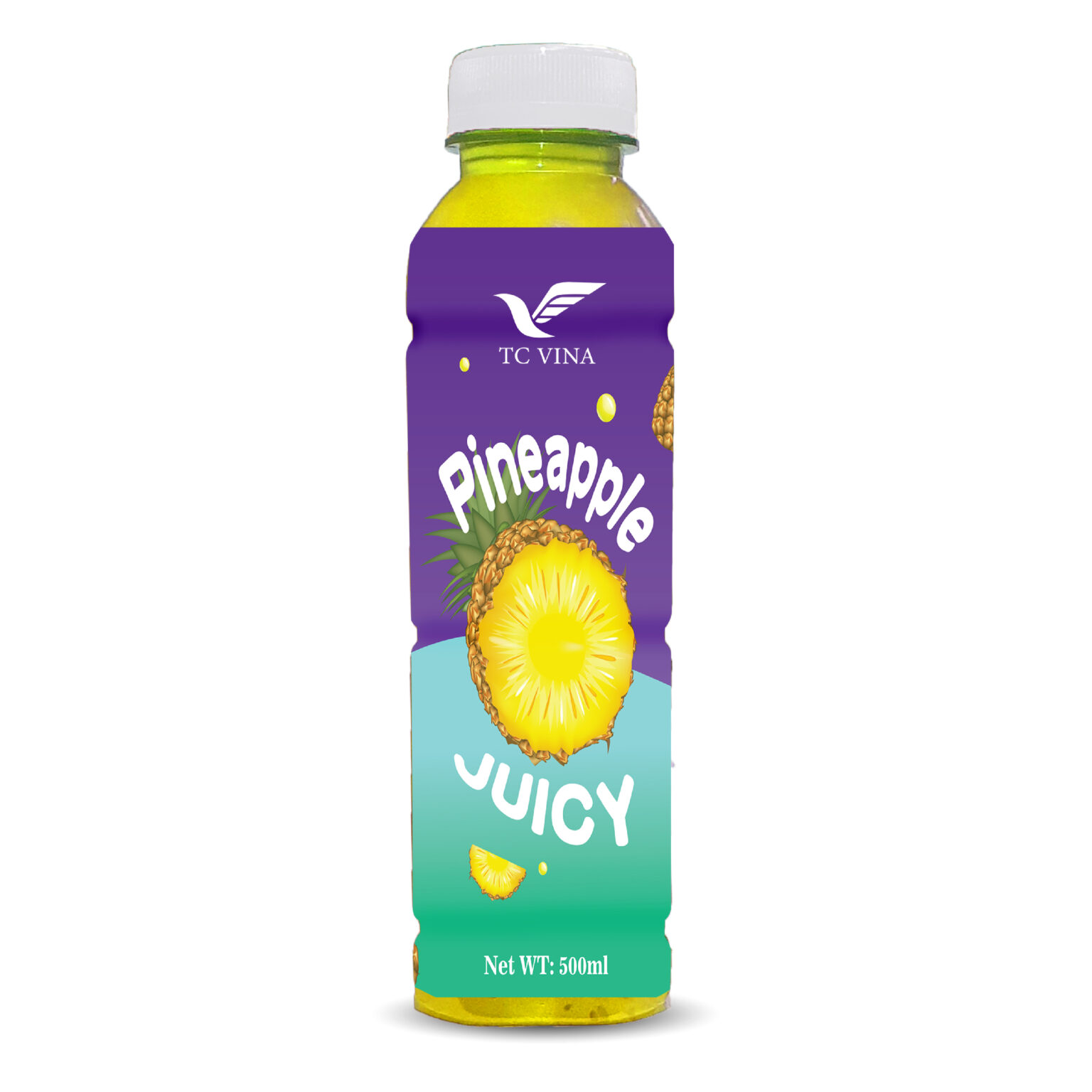 500ml TCVN Bottle Aloe Vera Pulp Juice With Pineapple Flavor - Thanh ...