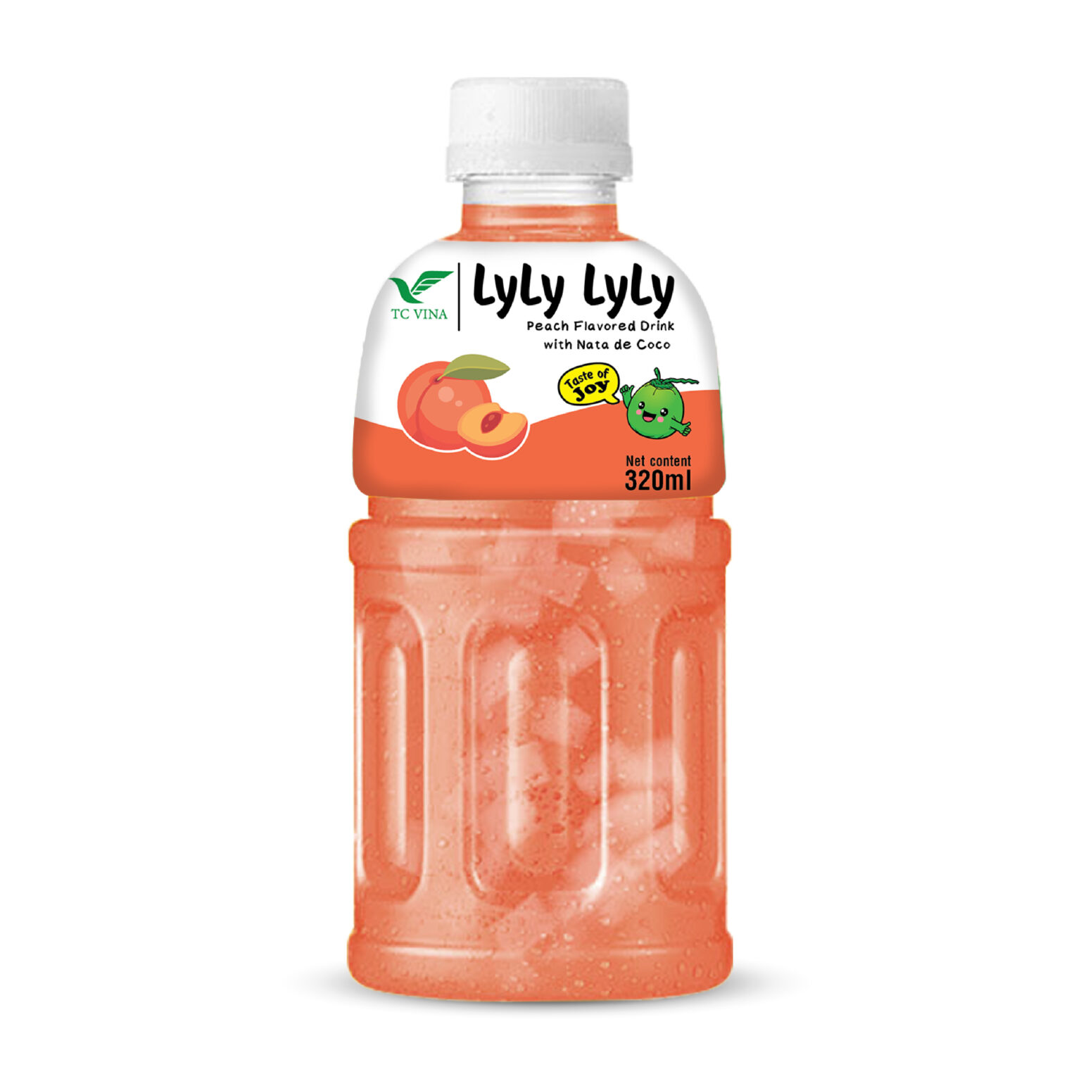 320ml TCVN Pet Bottle Nata De Coco Peach Juice - Thanh Cong Vina